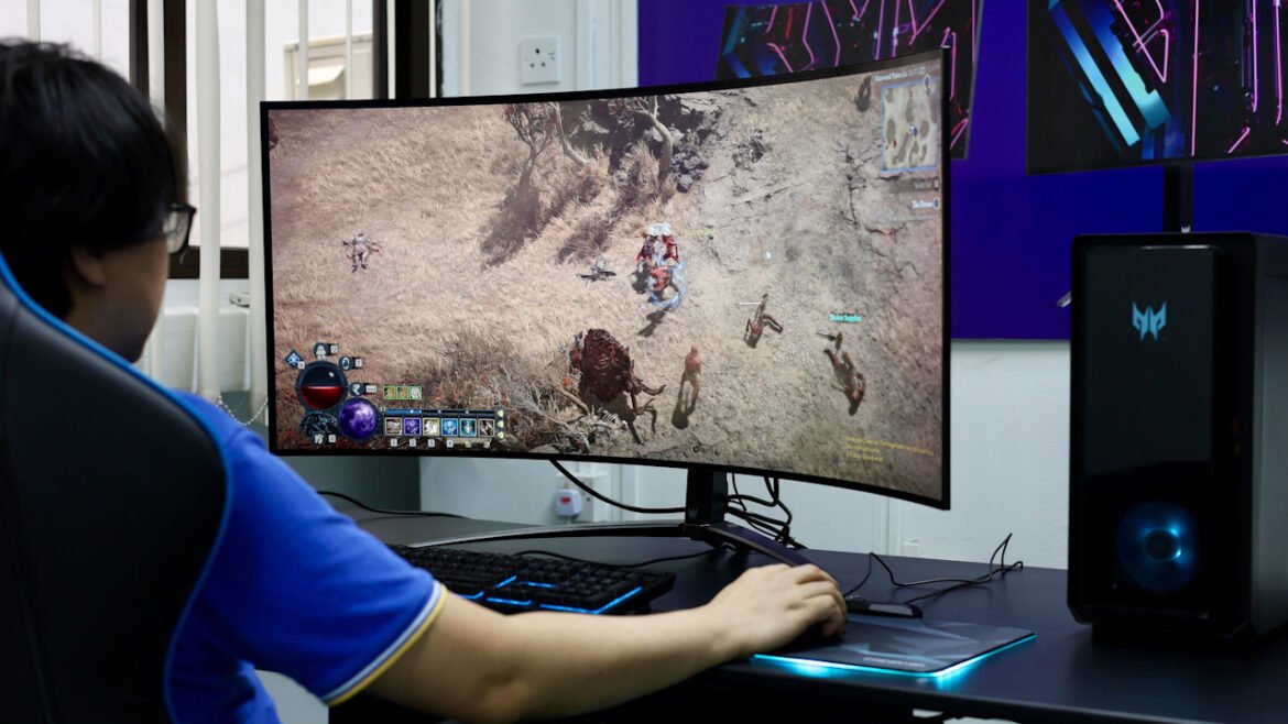 Acer Predator X45 OLED: vibrant, colossal and curvy - Potions - For ...